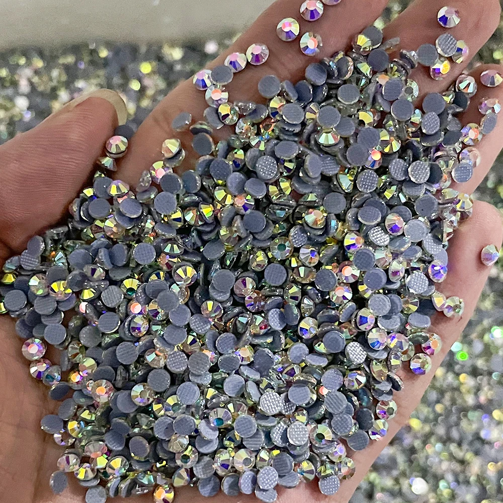 Strass-de-Luxe-en-Verre-Transparent-Super-Brcorporelle-pour-V-tement-en ...