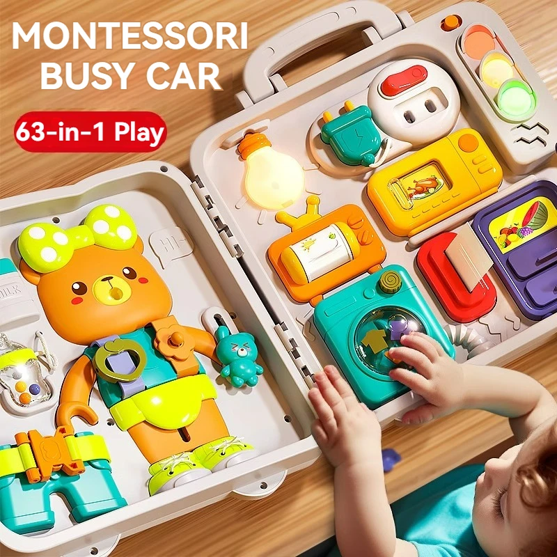 Baby-Sensory-Busy-Board-Montessori-Toys-Music-Lights-Switch ...