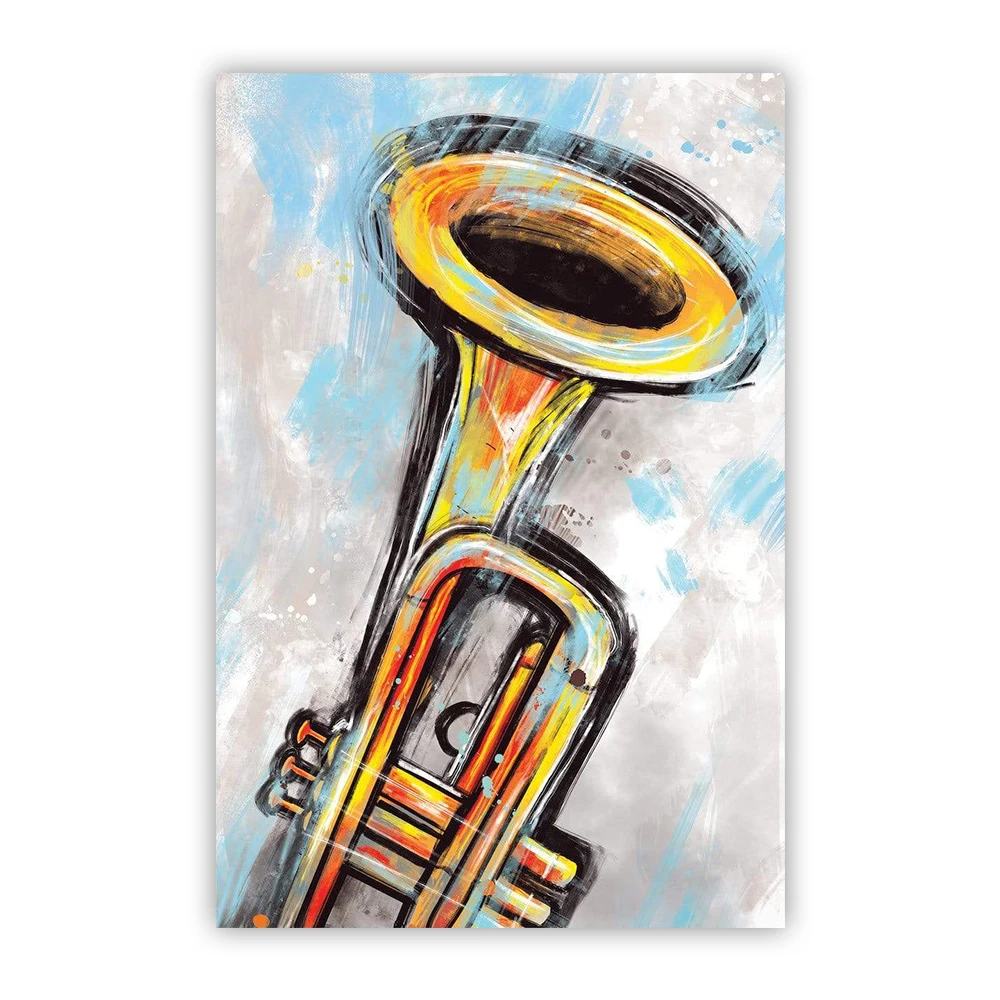 Trumpet Art Abstract