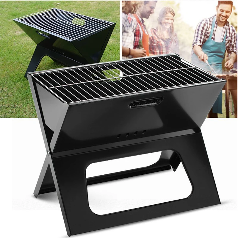 X-shaped-Folding-BBQ-Grill-Portable-BBQ-Stove-Burner-For-Self-driving ...