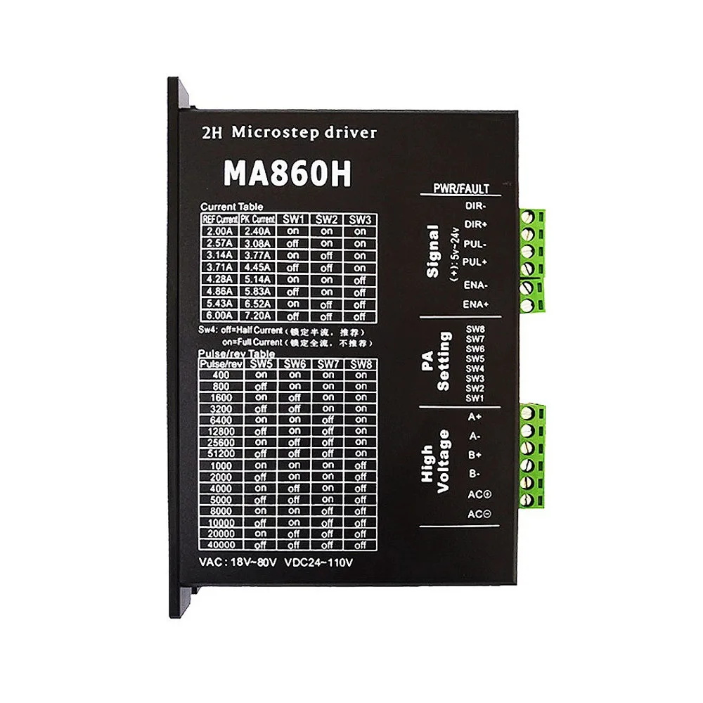 MA860H-DSP-Digital-57-86-Stepper-Motor-Driver-AC18V-80V-DC24V-110V ...