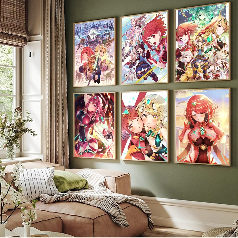 Xenoblade-Chronicles-2-Pyra-Anime-Classic-Movie-Posters-Vintage-Room ...