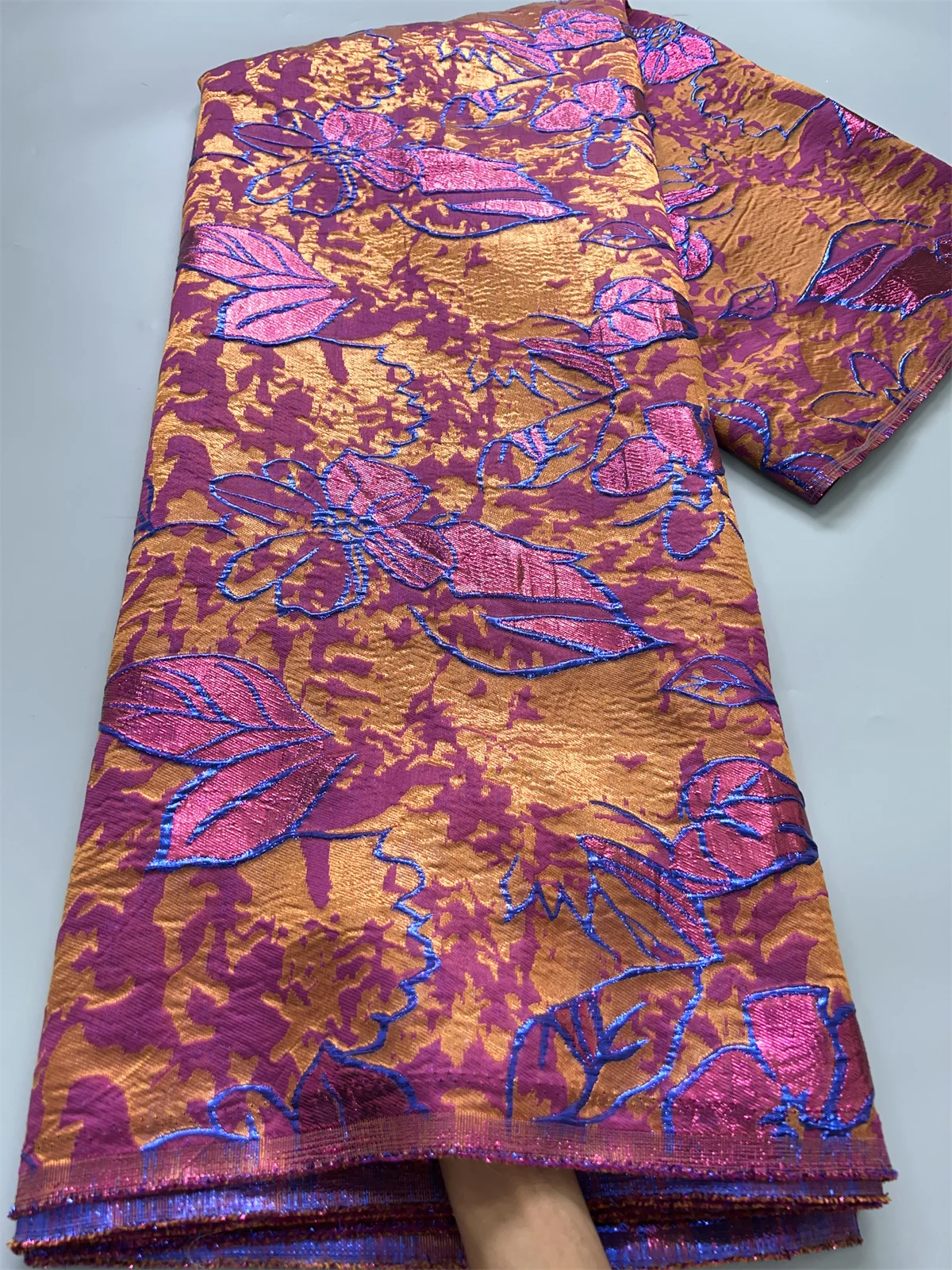 Kalume-Jacquard-Lace-Fabric-High-Quality-2024-African-Tulle-Nigerian ...