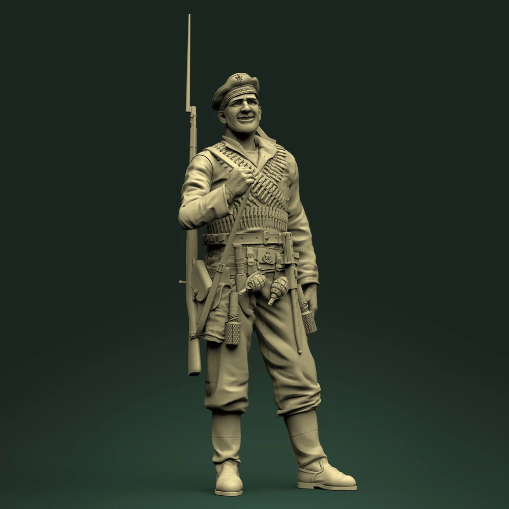 1-16-Resin-Model-Figure-Kits-GK-Military-Theme-Unassembled-And ...