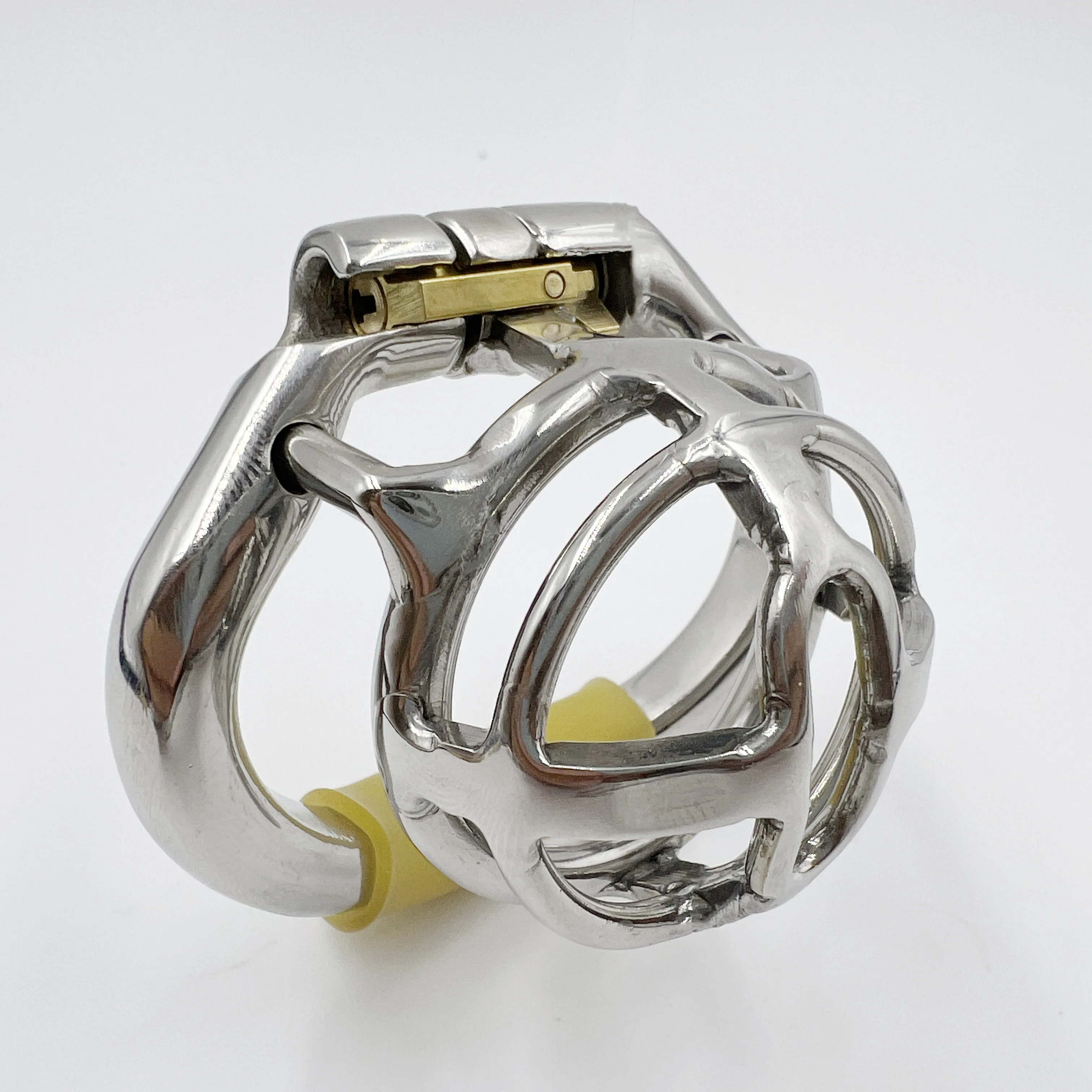 Newest-Flat-Cage-Stainless-Steel-Male-Chastity-Device-Male-Slave-Super ...