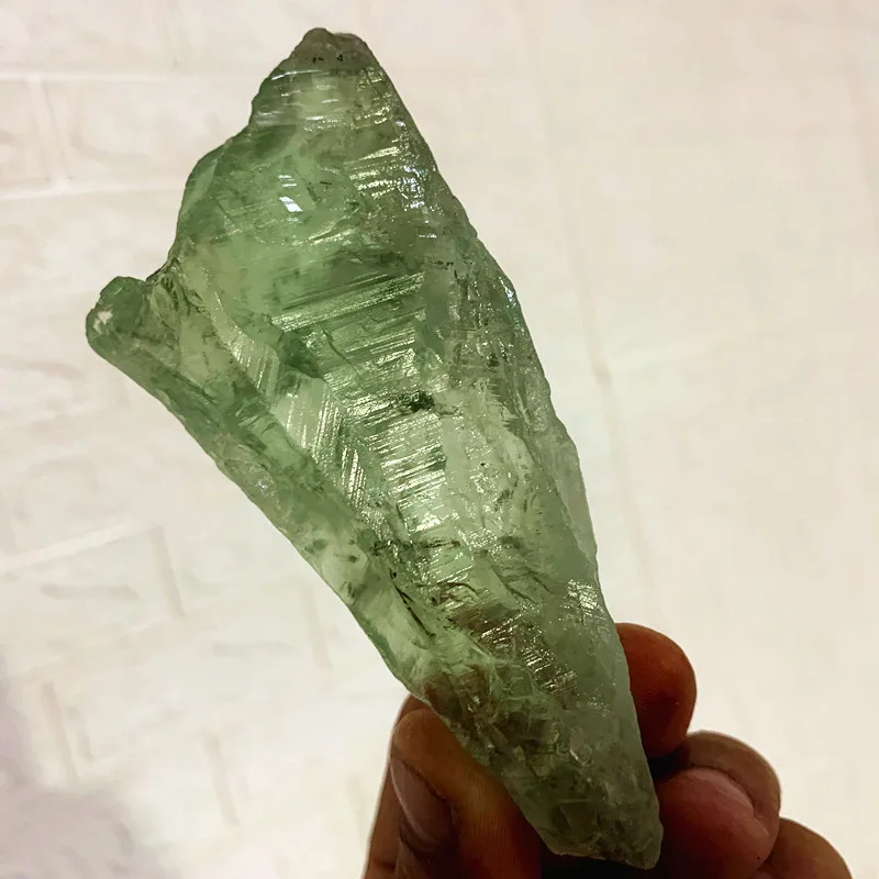 1kg Natural Green Crystal Stone Real Quartz Lrregular Mineral samples ...