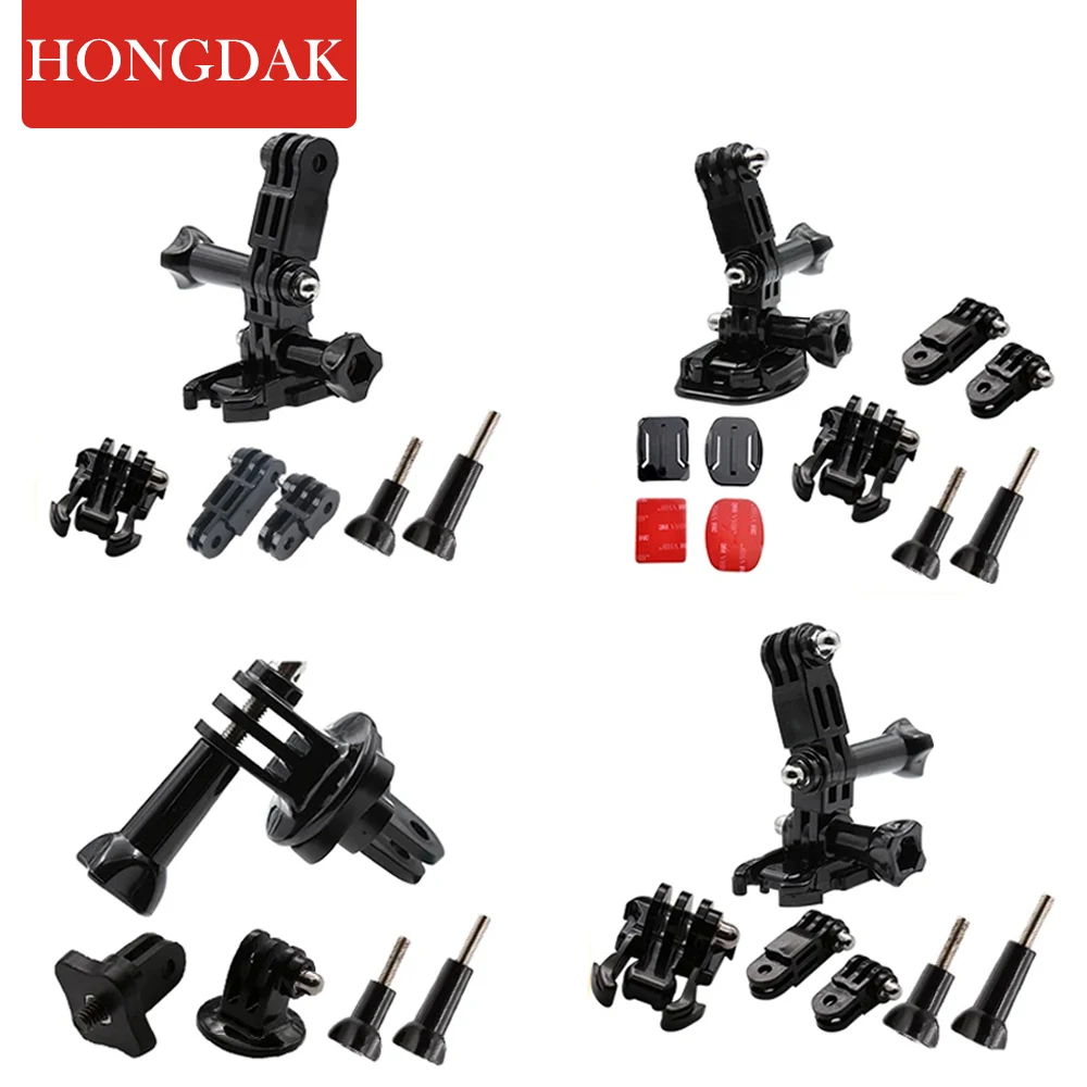 For-Gopro-Accessories-Kit-3-In-1-Curved-Mount-3M-Adhesive-Sticke-For ...