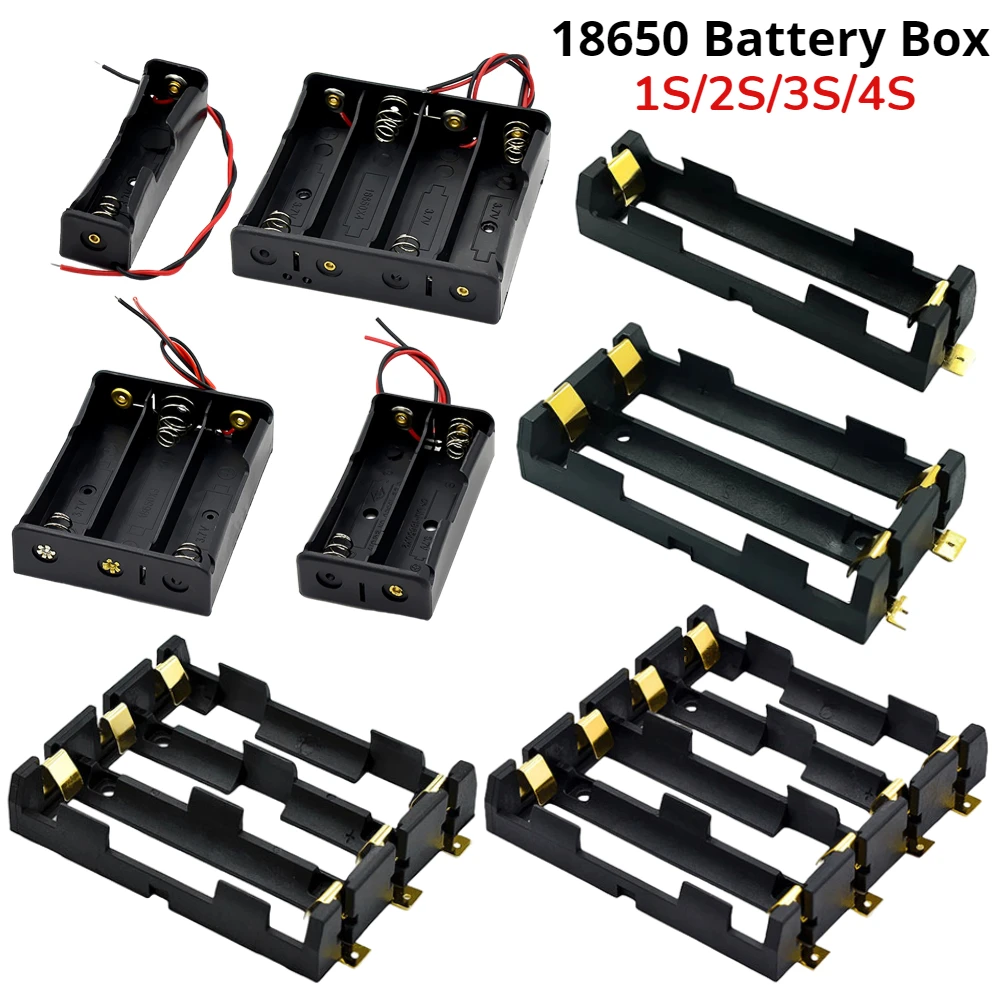 18650-SMT-Battery-Holder-3-7V-18650-Battery-Box-Rechargeable-Storage ...