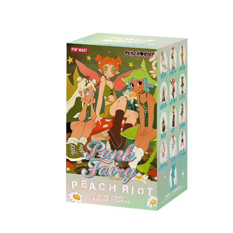 POP MART Peach Riot Punk Fairy Series Mystery Box 1PC/12PCS POPMART ...