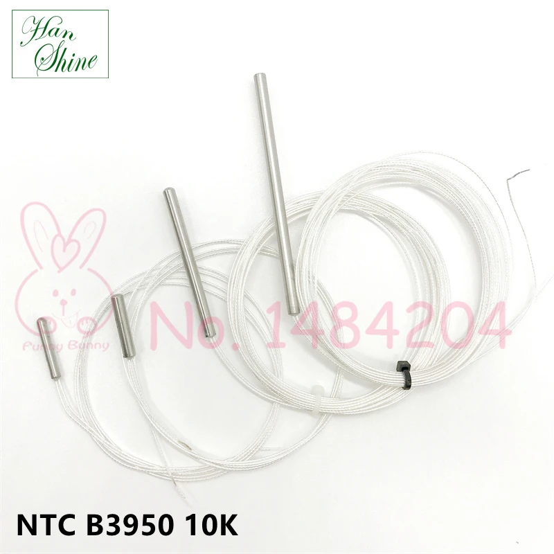 NTC B3950 10K Thermistor Temperature Sensor 10KOHM Probe 3mm*20mm 4mm ...