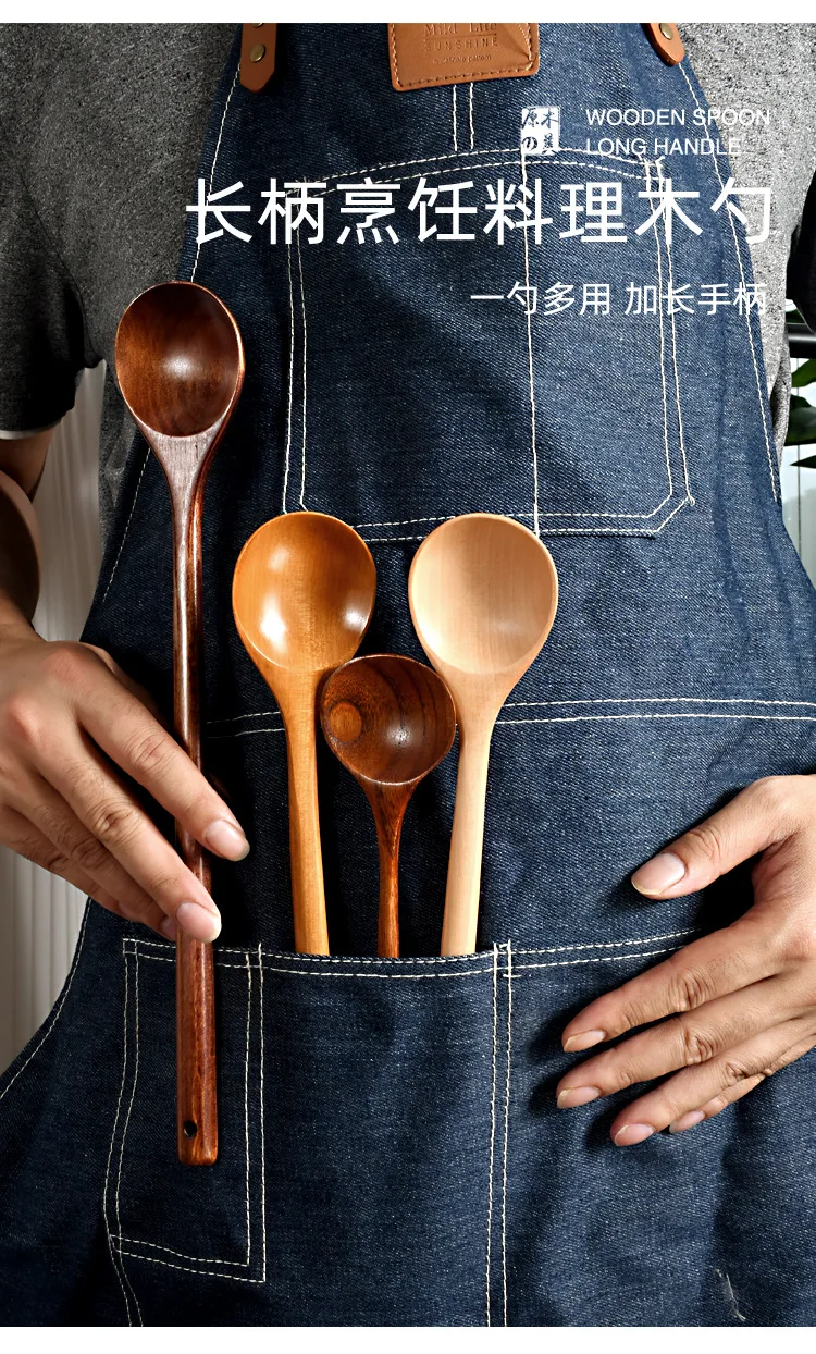 Деревянная ложка для супа | AliExpress