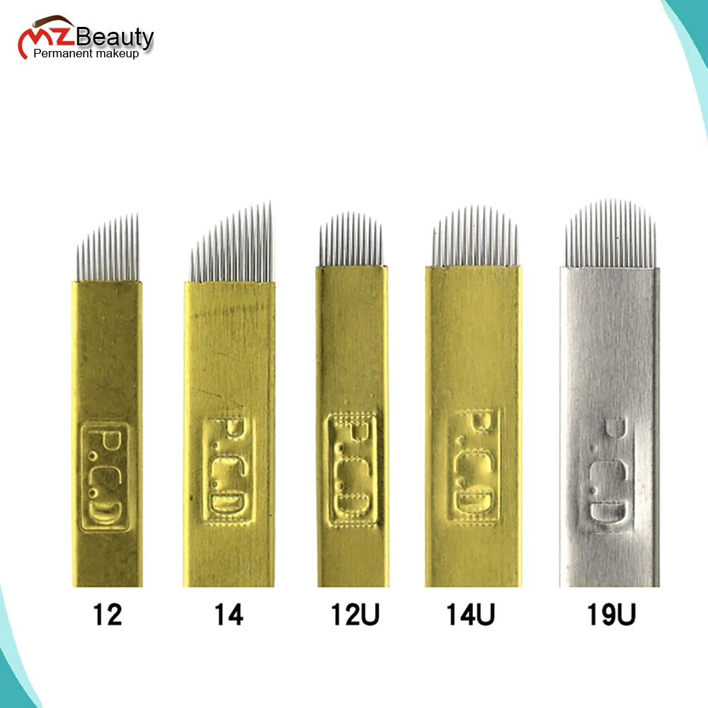 Hard Microblading Needles Pcd Tattoo Blades Permanent Makeup Manual ...