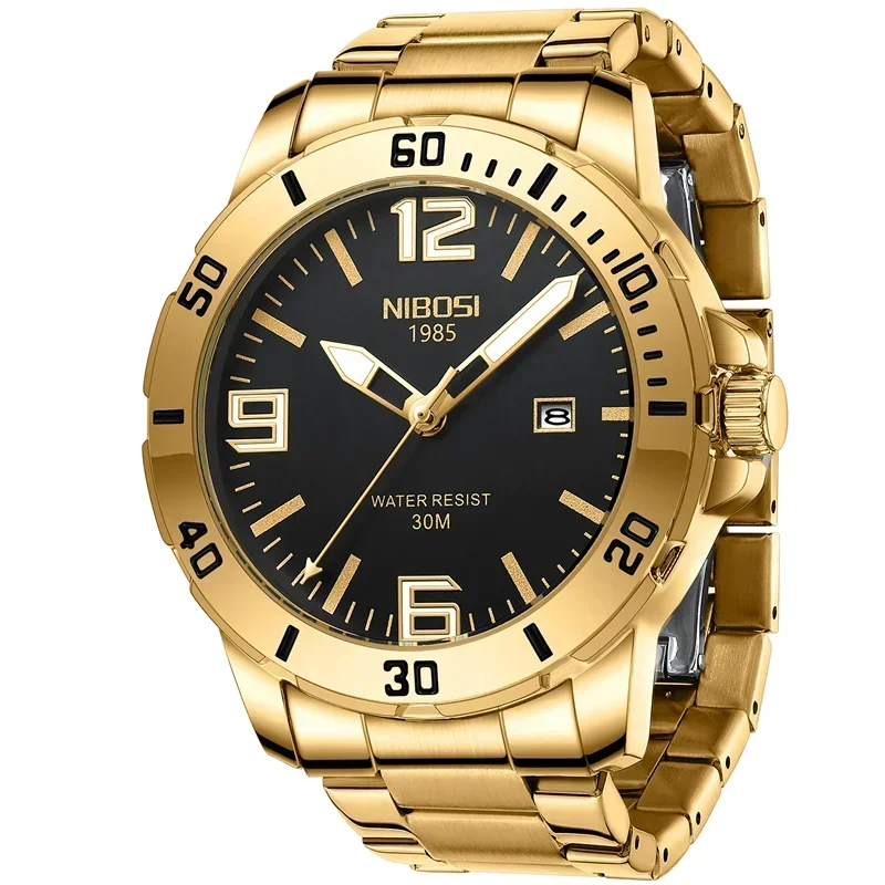 NIBOSI-Mens-Watches-Top-Brand-Luxury-Stainless-Steel-Waterproof ...