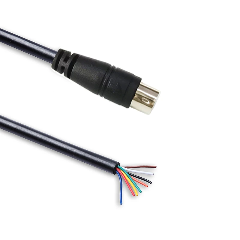 Breakout Cable Yaesu CT 62 CAT Cable 8 Pin Mini Din Male Serial Adapter ...