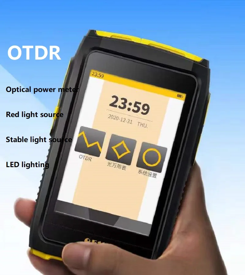 OFW-OTDR-FTTH-Active-Fiber-Live-Test-1550nm-20dB-80km-OTDR-Touch-Screen ...