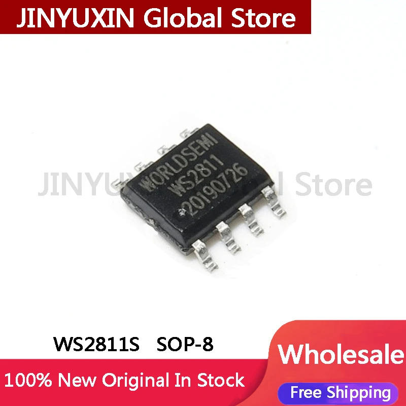 100Pcs WS2811S WS2811 SOP-8 IC In Stock Wholesale - AliExpress 502
