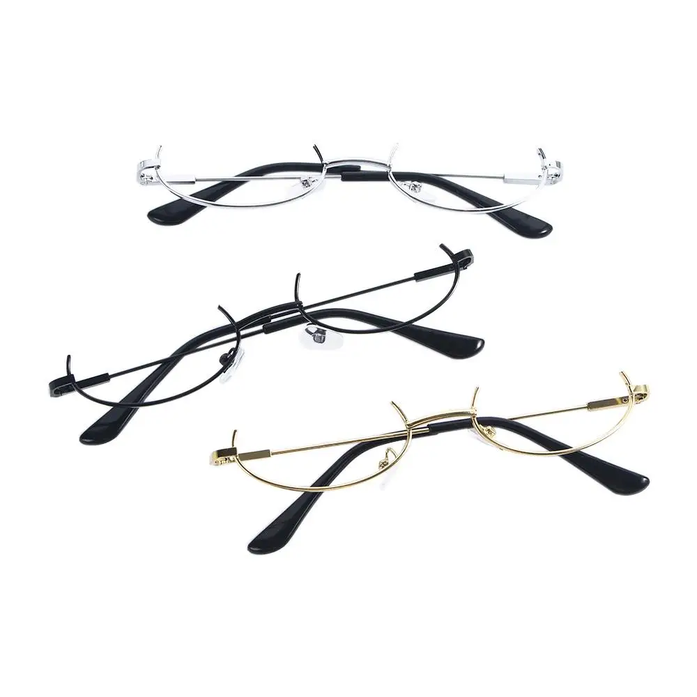 Eyewear-Without-Glasses-Lens-Female-Male-Oval-Glasses-Frame-Photography ...