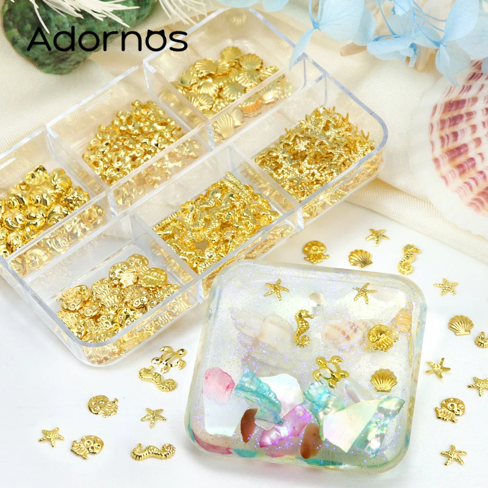 300pcs-Summer-Ocean-Metal-Rivets-Resin-Filling-Epoxy-Silicone-Mold ...