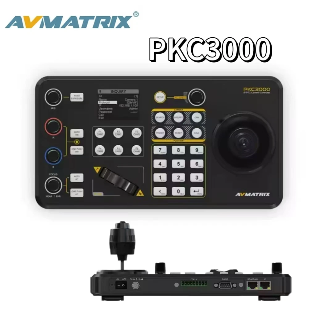 AVMATRIX-PKC3000-Professional-IP-Serial-PTZ-Camera-Network-Keyboard ...