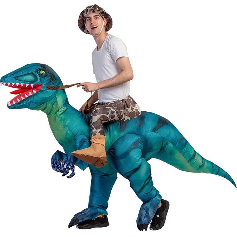 Velociraptor-T-REX-Mascot-Inflatable-Costume-For-Adult-Anime-Cosplay ...