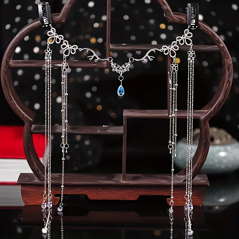 Handmade-Sweet-Wedding-Headpiece-Crystal-Bridal-Head-Chain-Tiara-Hair ...