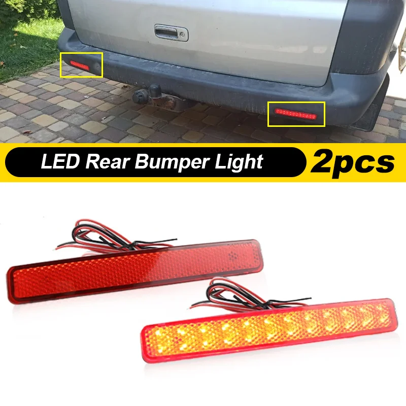 LED-Rear-Bumper-Reflector-Light-For-Volkswagen-VW-T5-Transporter ...