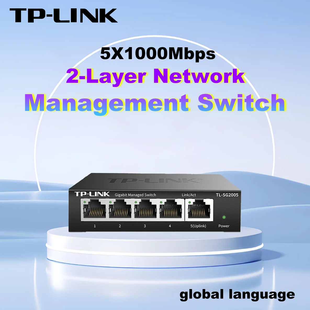 TP-LINK-Full-gigabit-Web-Management-5-port-Switch-VLAN-Isolation-Port ...