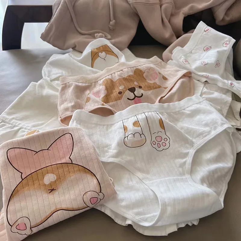 Bragas-de-algod-n-para-mujer-ropa-interior-Sexy-con-garra-de-perro ...