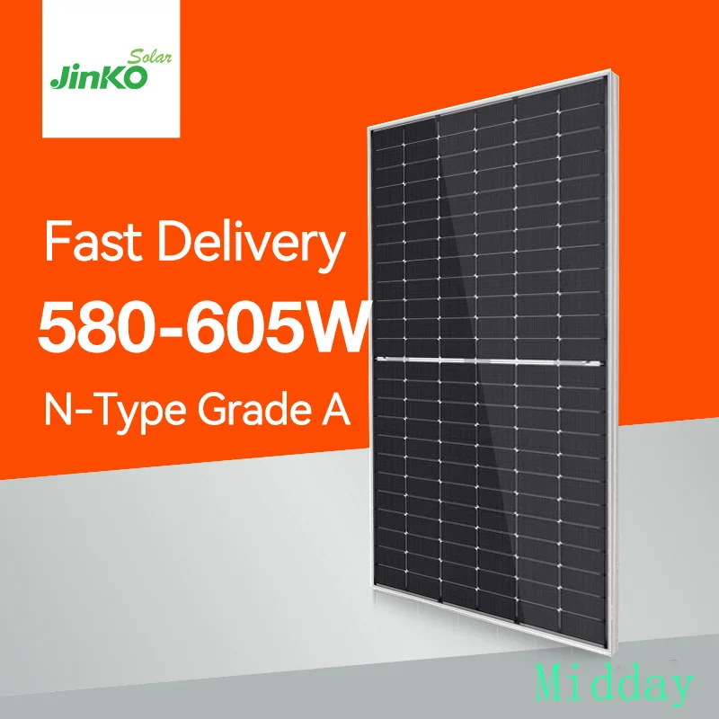 Jinko-Mono-Solar-Power-Panel-580W-585W-590W-595W-600W-Monofacial-Photovoltaic-Module-For-Solar ...