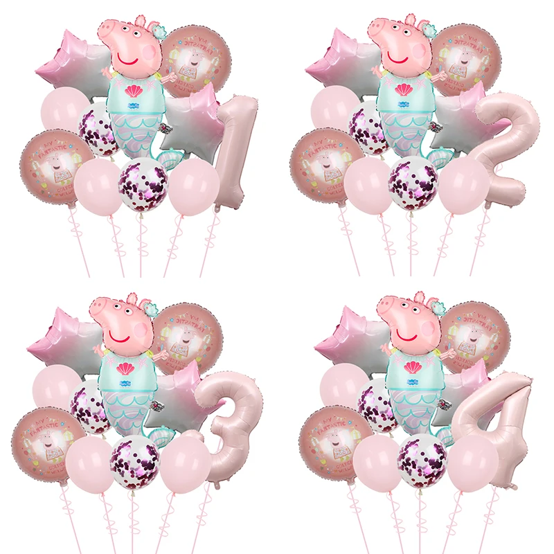 Juego-de-globos-digitales-de-dibujos-animados-pel-cula-de-aluminio-de ...