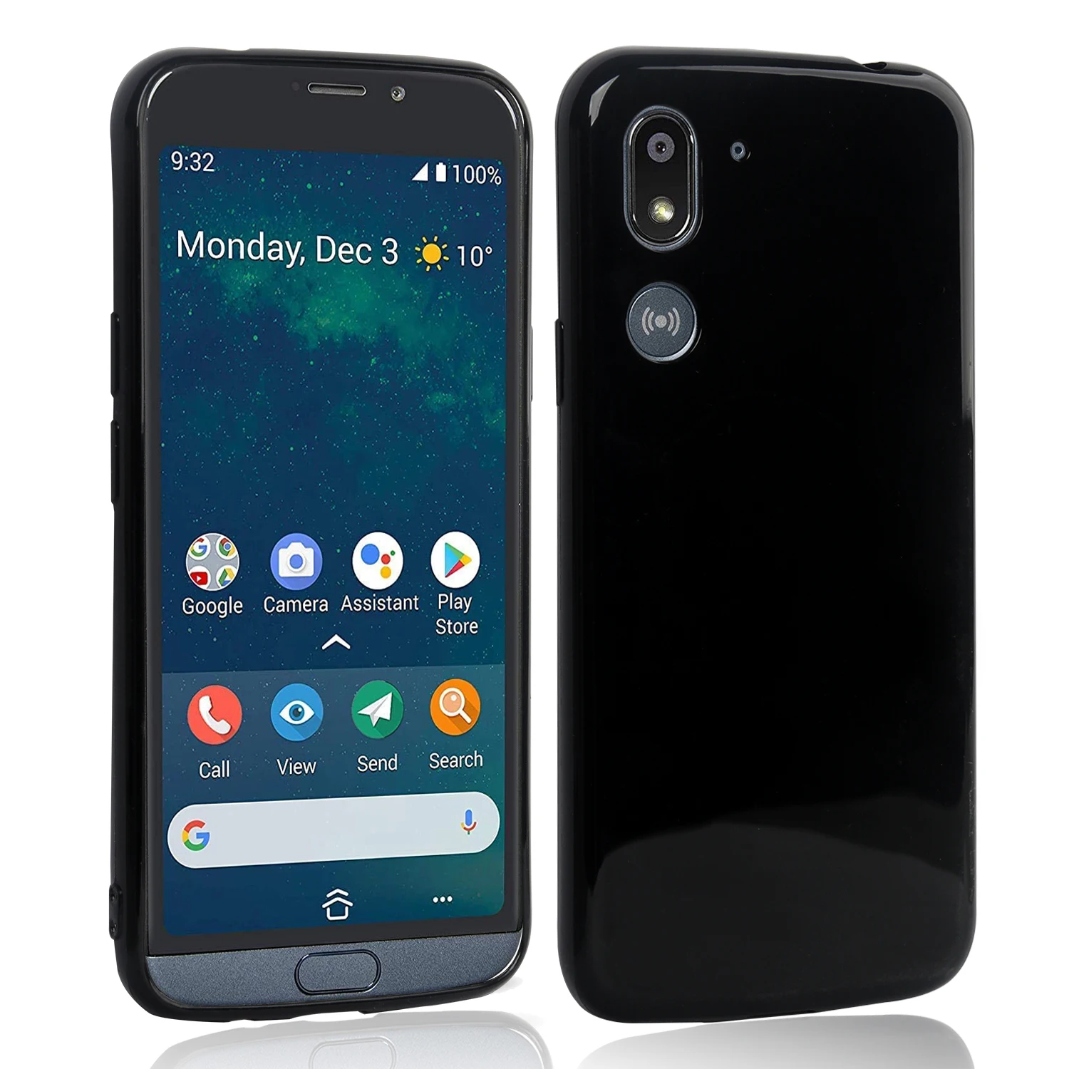 Luxury-Phone-Case-for-Doro-8050-TPU-Silicone-Protection-Black-Cover ...