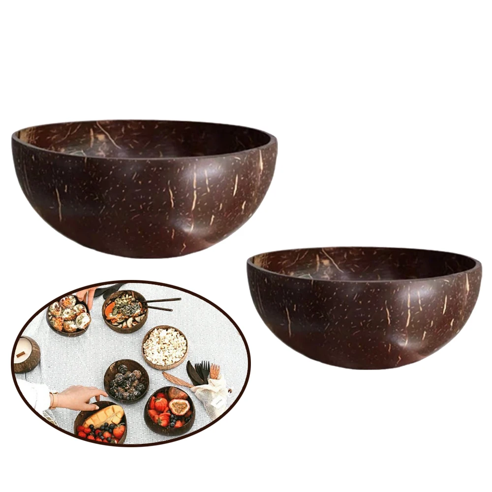 Natural Coconut Bowl Handmade Coconut Salad Bowl For Fruit Vegetable ...