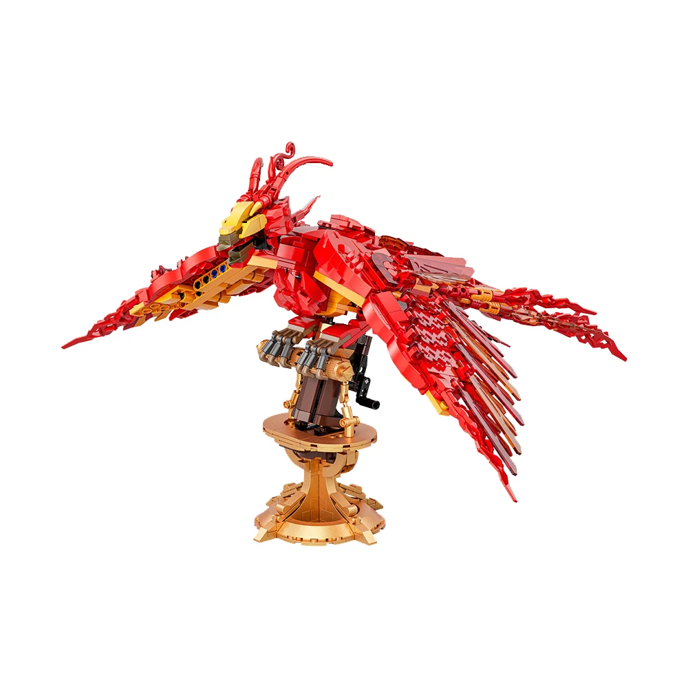 Creative-Divine-Bird-Fire-Phoenix-Building-Blocks-Set-Mythical-Animals ...