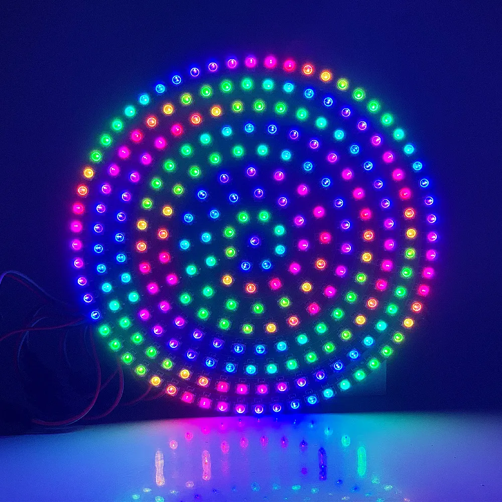 WS2812B-Pixel-LED-Ring-Matrix-241LEDs-5V-5050-SK6812-RGB-Addressable ...