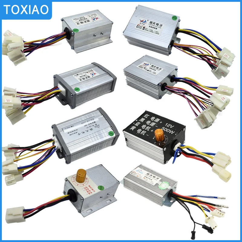 12V-24V-36V-48V-250W-350W500W-Aluminum-Alloy-Silver-Brushed-Motor-Speed ...