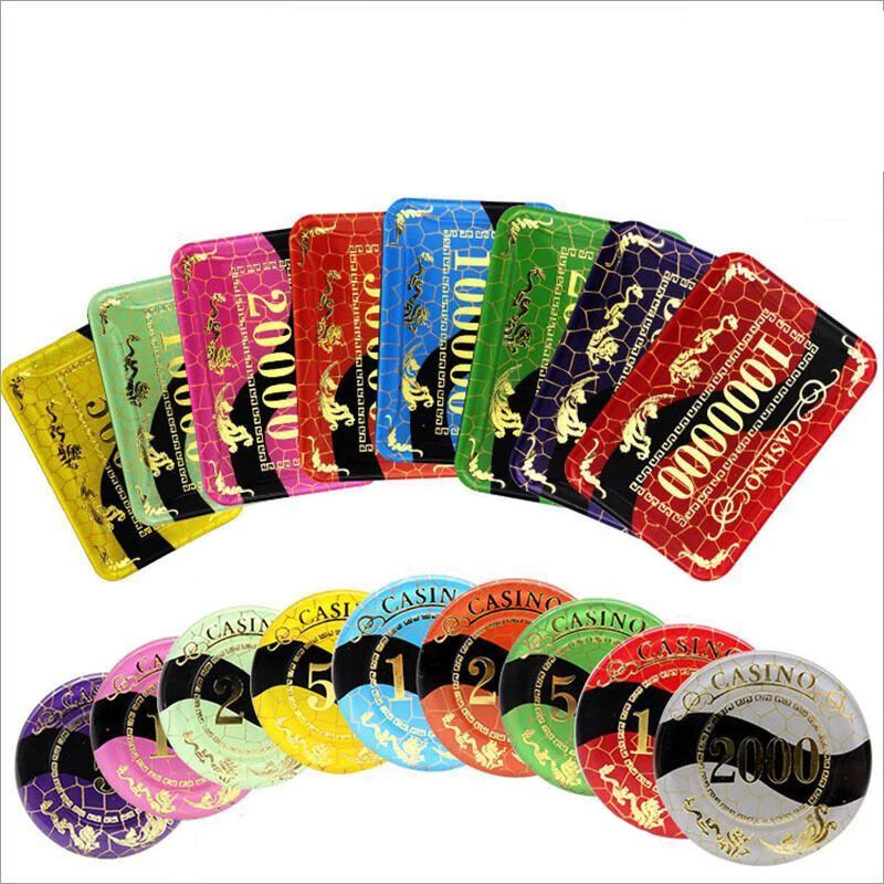 10-Pcs-set-Crystal-Round-Square-Texas-Poker-Chips-Professional-Casino ...