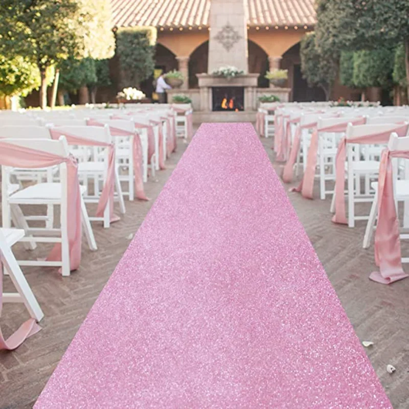 Wedding Party Aisle Runway Large Size Flash Carpet, Non-woven Carpet ...