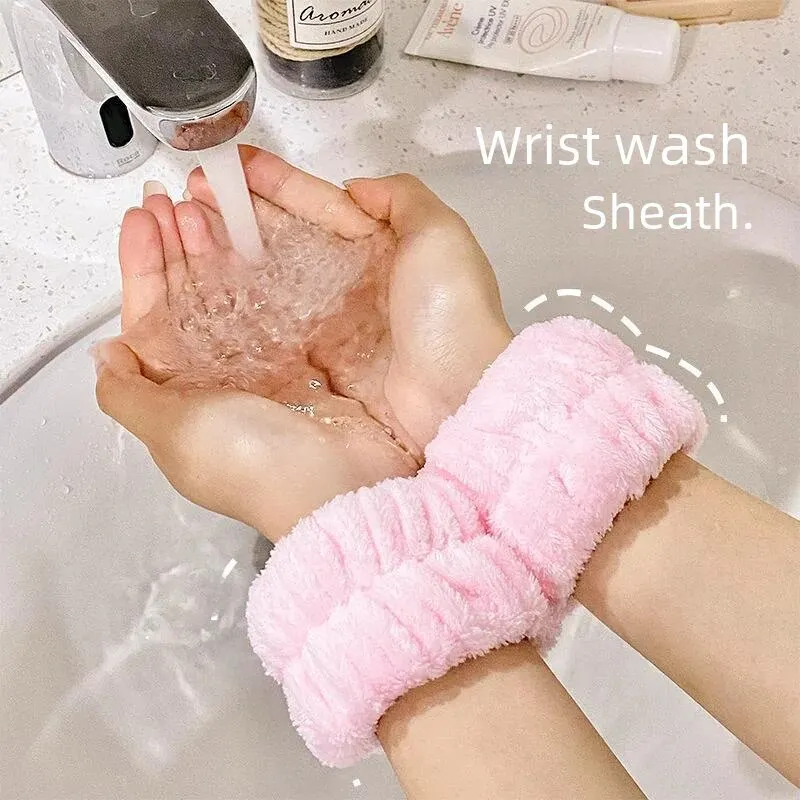 Splash-resistant-Wristband-Bath-Glove-Waterproof-Sleeve-Washing-Dirt ...