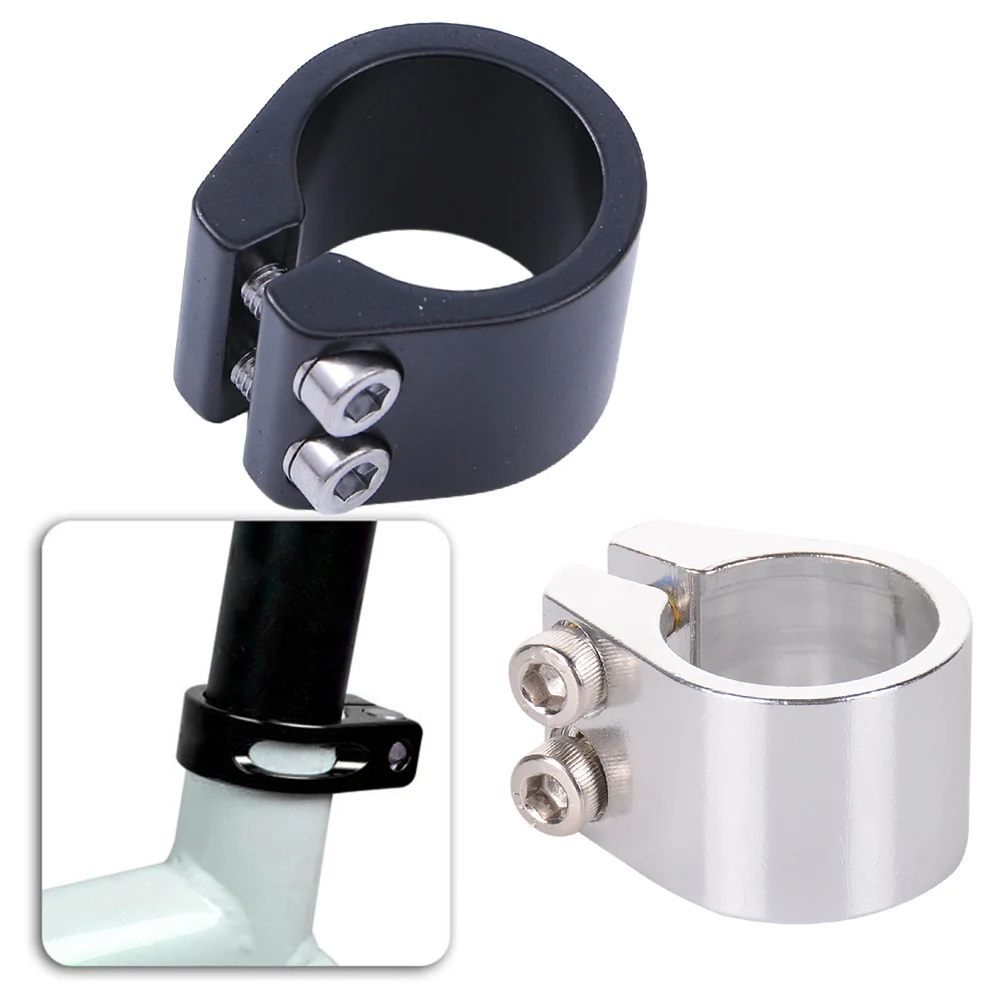 Bike-Seatpost-Clamp-Double-Layer-Clamp-Double-SeatPost-Clamp-31-8mm-Titanium-Shaft-Seat-Post ...