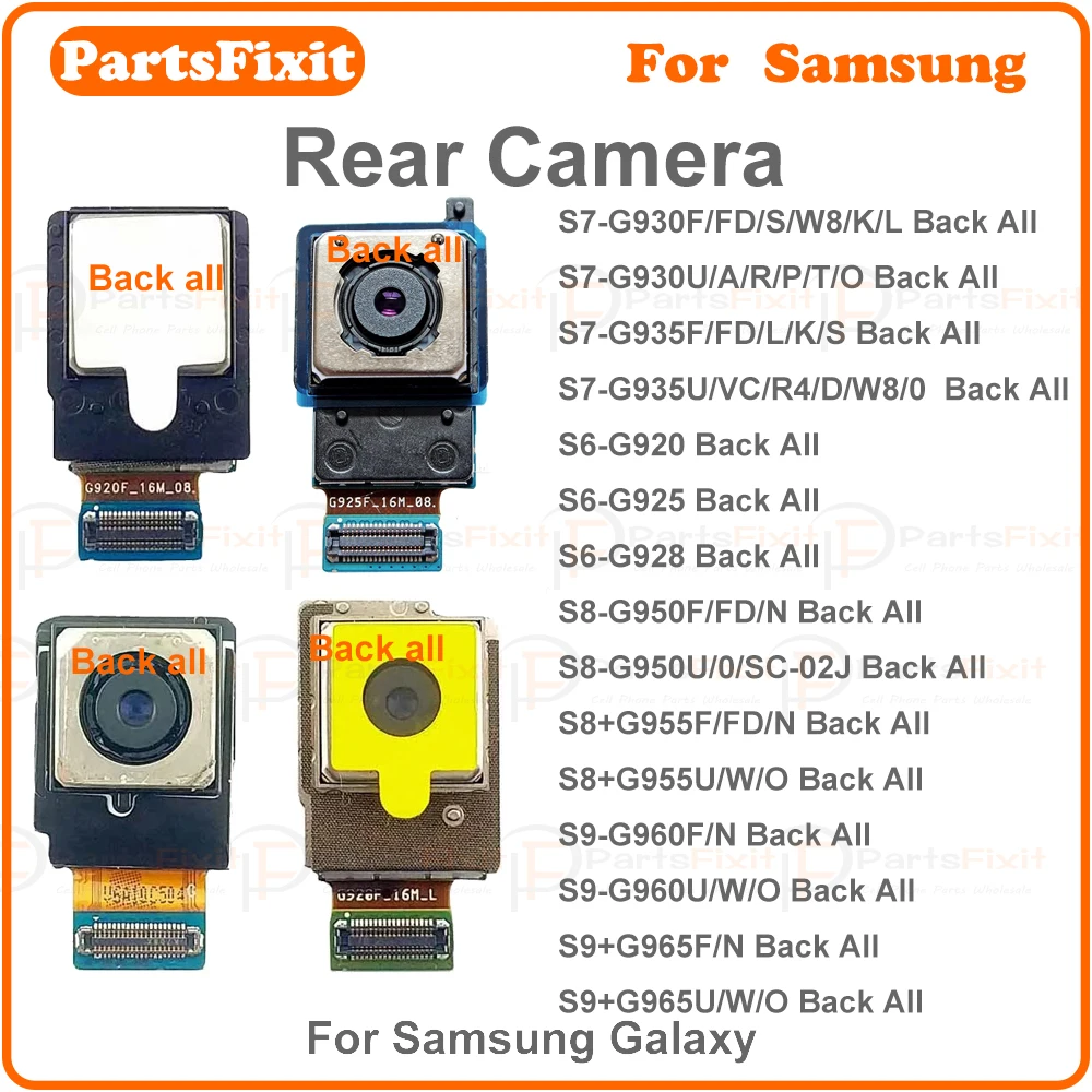 Rear Camera For Samsung Galaxy S6 G930F G930U S7 G935F G935U S6 G920 ...