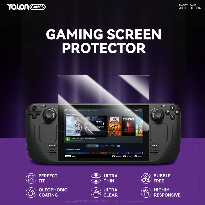 TALONGAMES 2Pcs 0.2mm Anti-Scratch Screen Protector Guard Film for ...