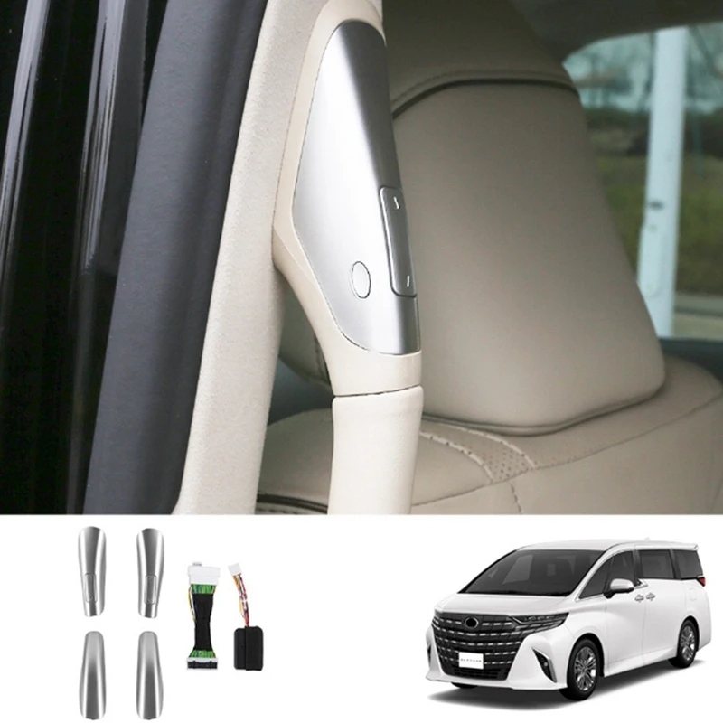 Middle-Door-Armrest-Button-Cover-Car-Middle-Door-Accessories-For-Toyota ...