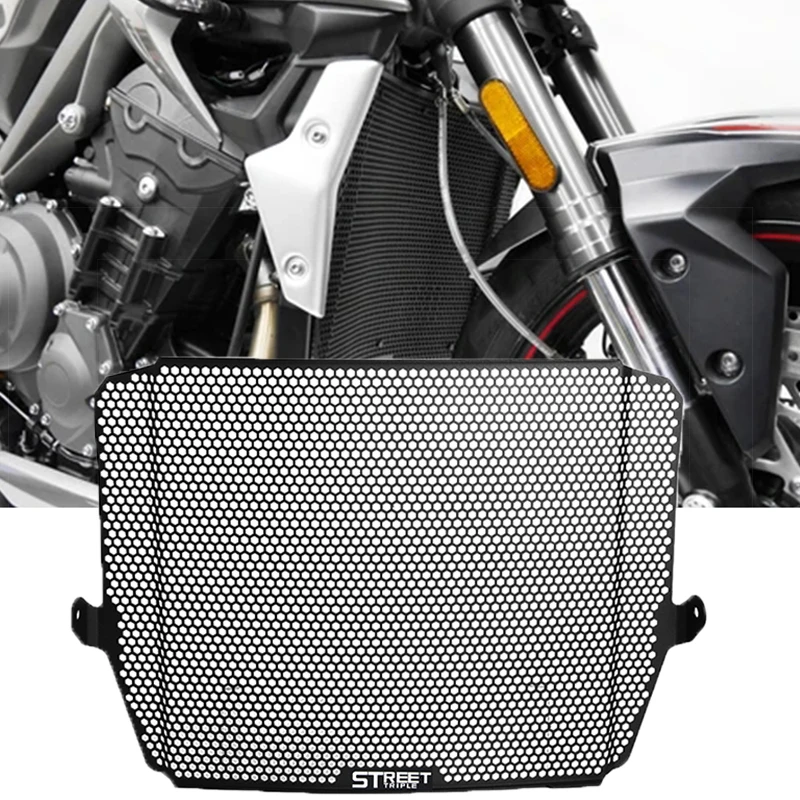 Radiator-Guard-765R-765S-765RS-StreetTriple-Grille-Motorcycle-Protector ...