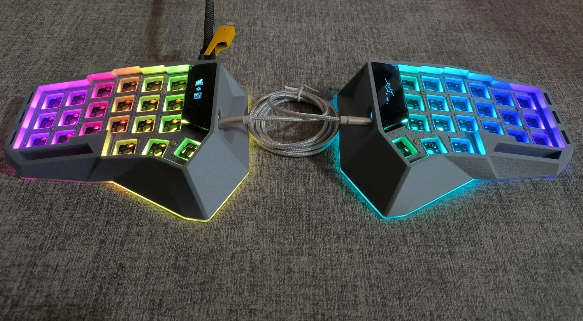 ECHOME-Kit-de-Teclado-Split-para-DIY-Corne-Cherry-V3-Custom-Gundam42 ...