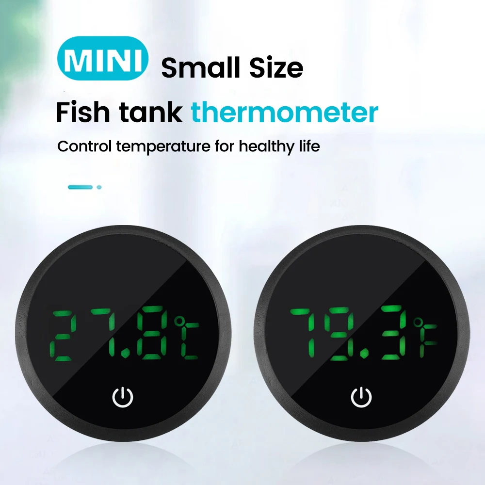 Aquarium Thermometer LCD Digital Display Fish Tank Electronic ...