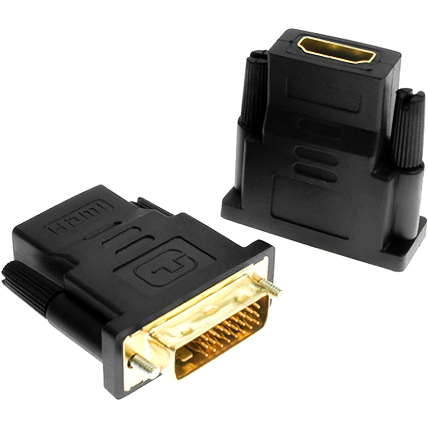 24k Gold Plated Plug Male To Female DVI Converter 1080P For HDTV ...