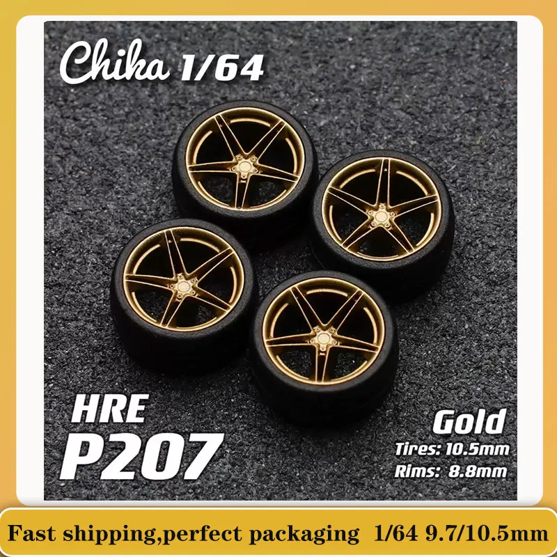 Chika 1/64 9.7/10.5mm Car Model Modified Wheels RE298/GT/GT7/P207 ...