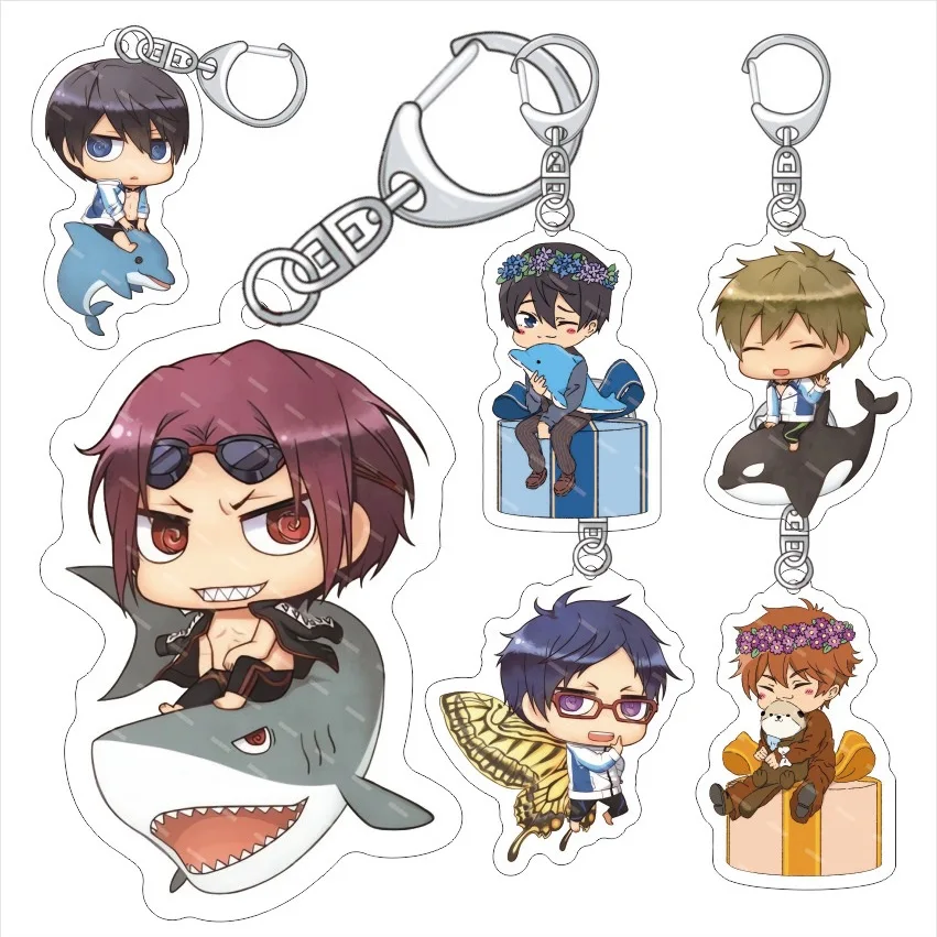 60MM-Comic-Animals-Tachibana-Makoto-Key-Chains-Metal-Buckle-Nanase ...