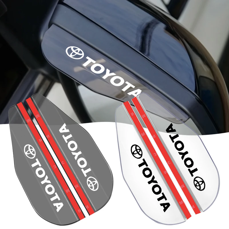 2Pcs-Car-Rear-View-Side-Mirror-Rain-Board-Eyebrow-Sticker-For-Toyota ...