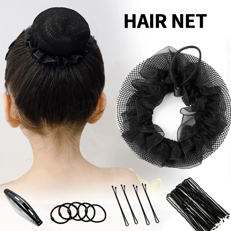 Filet-lastique-pour-cheveux-filet-cheveux-noir-Kit-de-coiffure ...